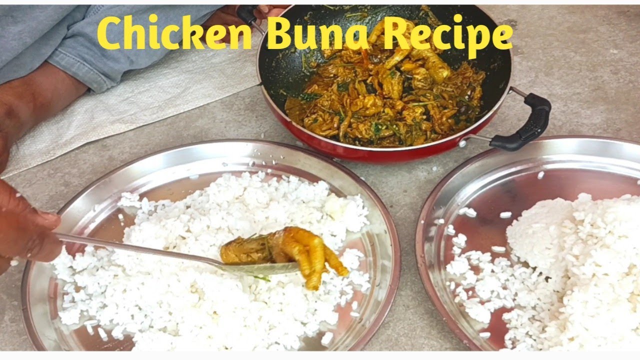 Desi Chicken Bhuri Recipe // Chicken Vuna Recipe// - YouTube