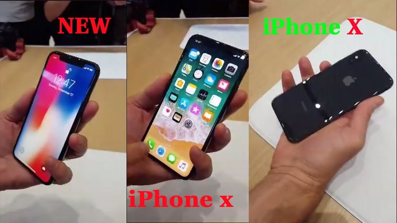 iPhone X Reviewing / Hands on with the iPhone X - YouTube