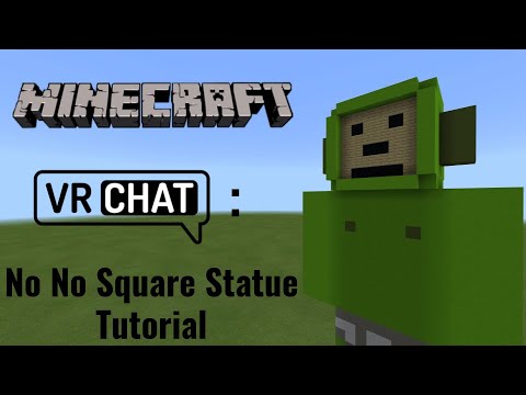 Minecraft | How To Make a VRChat Toothbrush Statue (No No Square) - YouTube