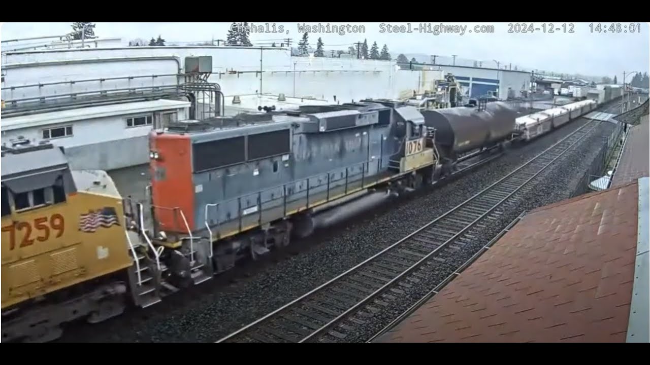 Chehalis SH era: M-SEPD with GP60 1076 - YouTube
