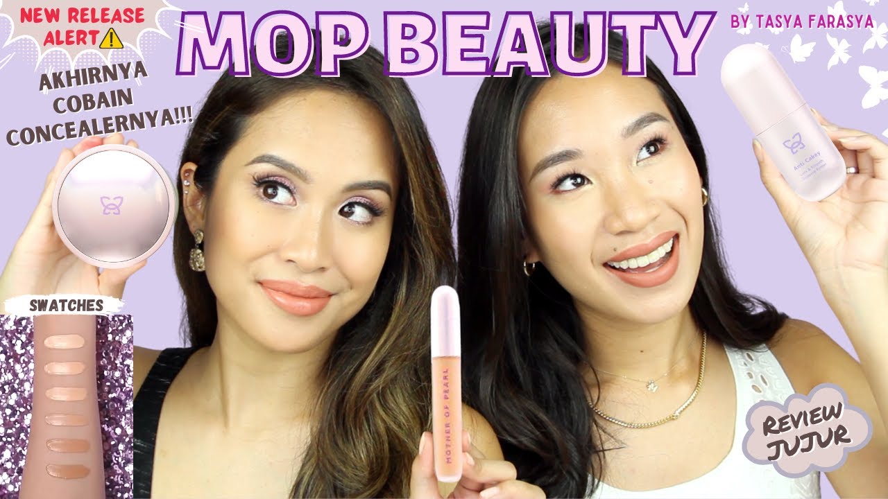 MOP BEAUTY (MOTHER OF PEARL) CONCEALER REVIEW + SWATCHES! - YouTube