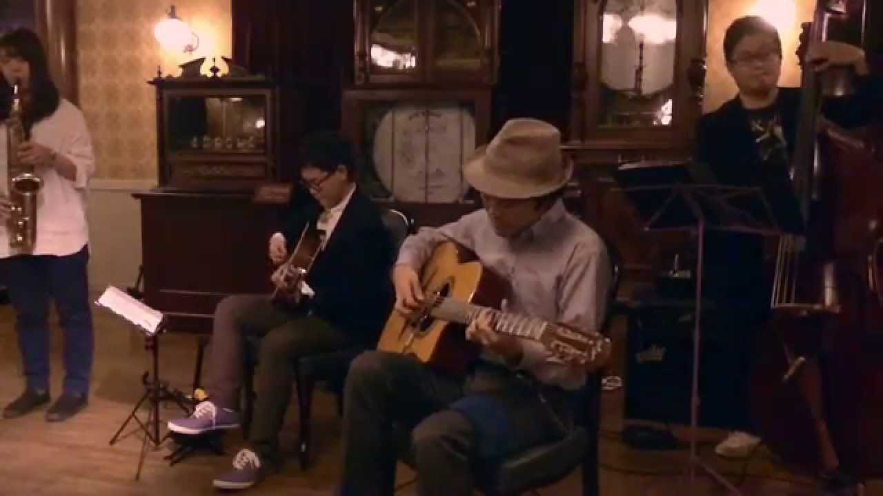 All of me Gypsy Jazz Standard , guitar sax bass - YouTube
