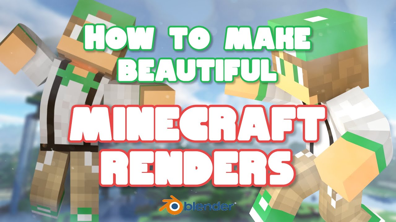 How To Render Your Minecraft Skin In Blender *EASY* - YouTube