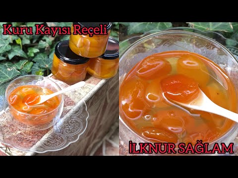 KURU KAYISI REÇELİ💯TAM ÖLÇÜLÜ BAL GİBİ KIVAMIYLA KURU KAYISI REÇELİ TARİFİ(KAYISI REÇELİ)TAM ÖLÇÜ