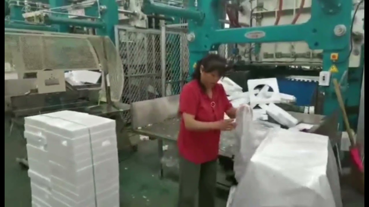 EPS Packing Machine - YouTube
