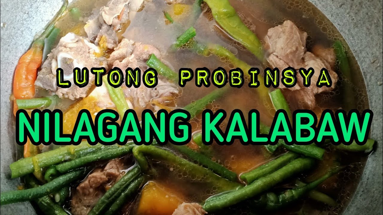 Chef Bruce: Nilagang Kalabaw sa Sitaw at Kalabasa! Sarapp! 👌 - YouTube