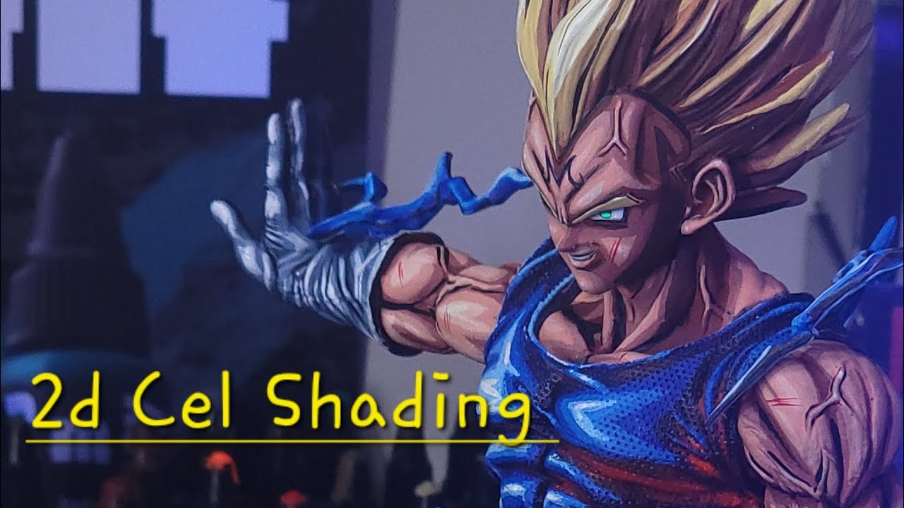 Majin Vegeta DBZ - Repainting a Cheap Off-Brand Figure - YouTube