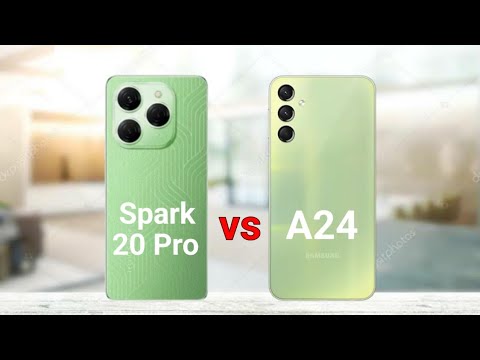 Tecno Spark 20 Pro vs Samsung A24 - YouTube