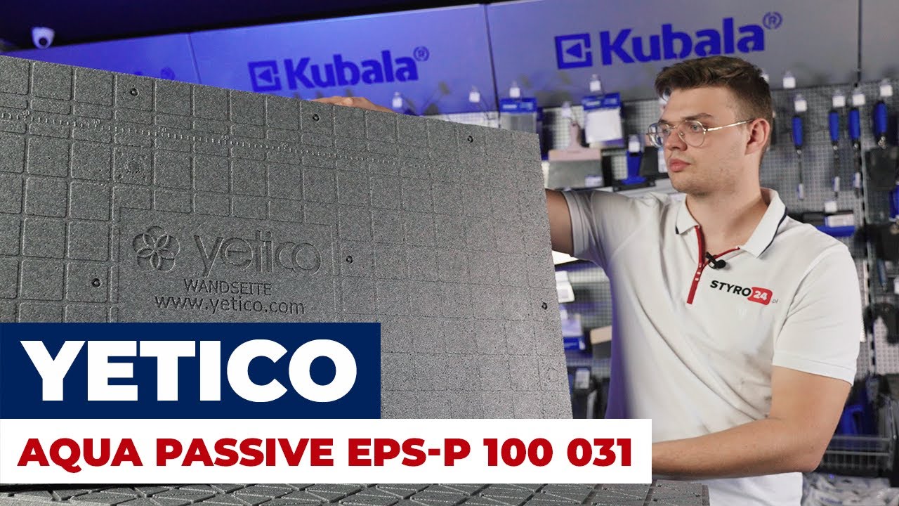 Styropian grafitowy Yetico AQUA PASSIVE EPS P 100 031 - prezentacja ...