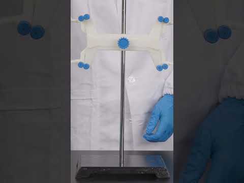 Adjustable Plastic Double Burette Clamp #science #labequipment #chemistry
