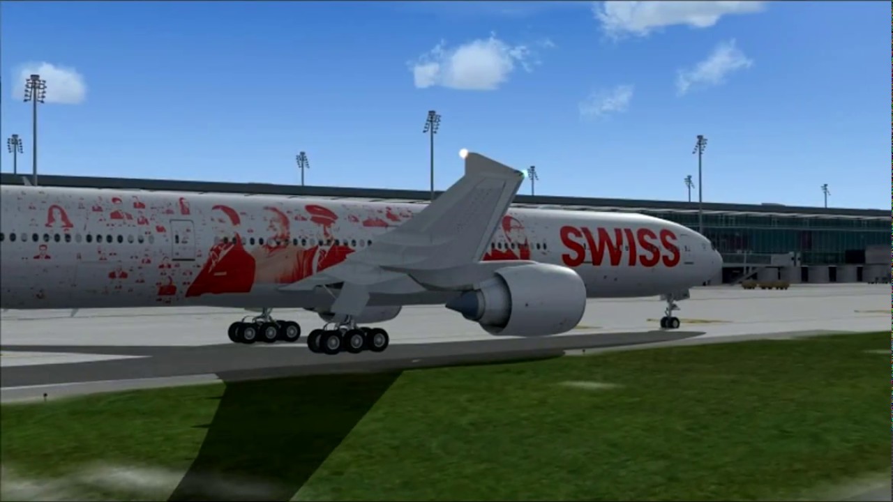 LX39 777-300ER SWISS SAN FRANCISCO - ZURICH - YouTube
