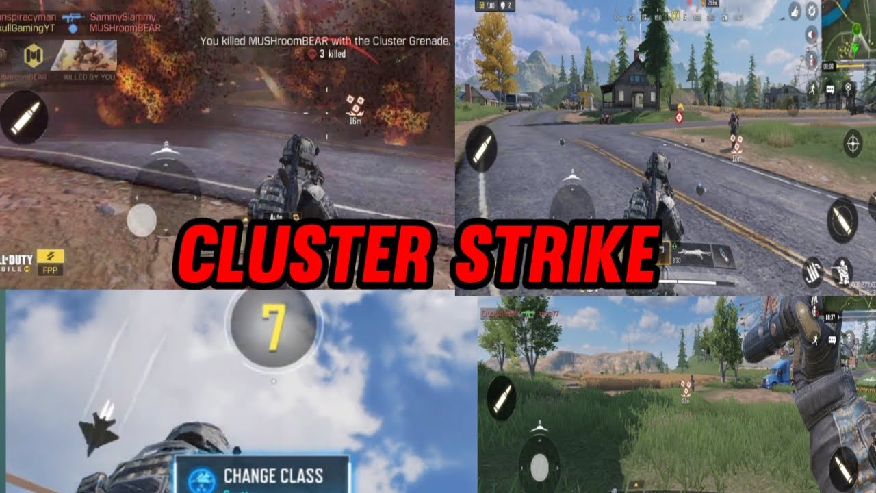 COD Mobile Cluster Strike Battleroyale Class Gameplay | CALL OF DUTY ...