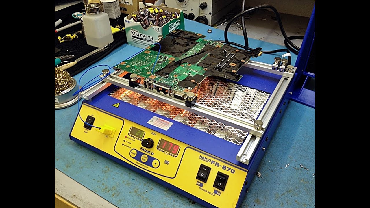 Professional Solder Rework Lab in Action - YouTube