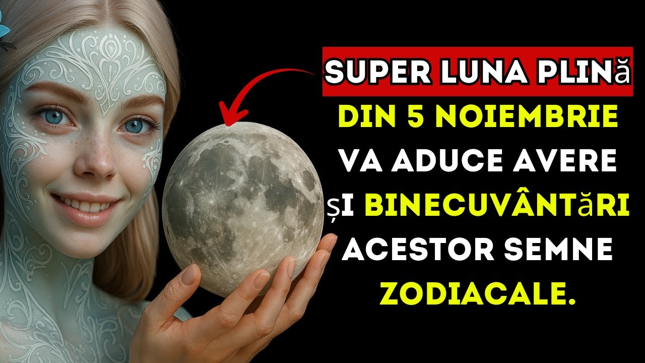 Super Luna Plină din 5 noiembrie va aduce avere și binecuvântări ...