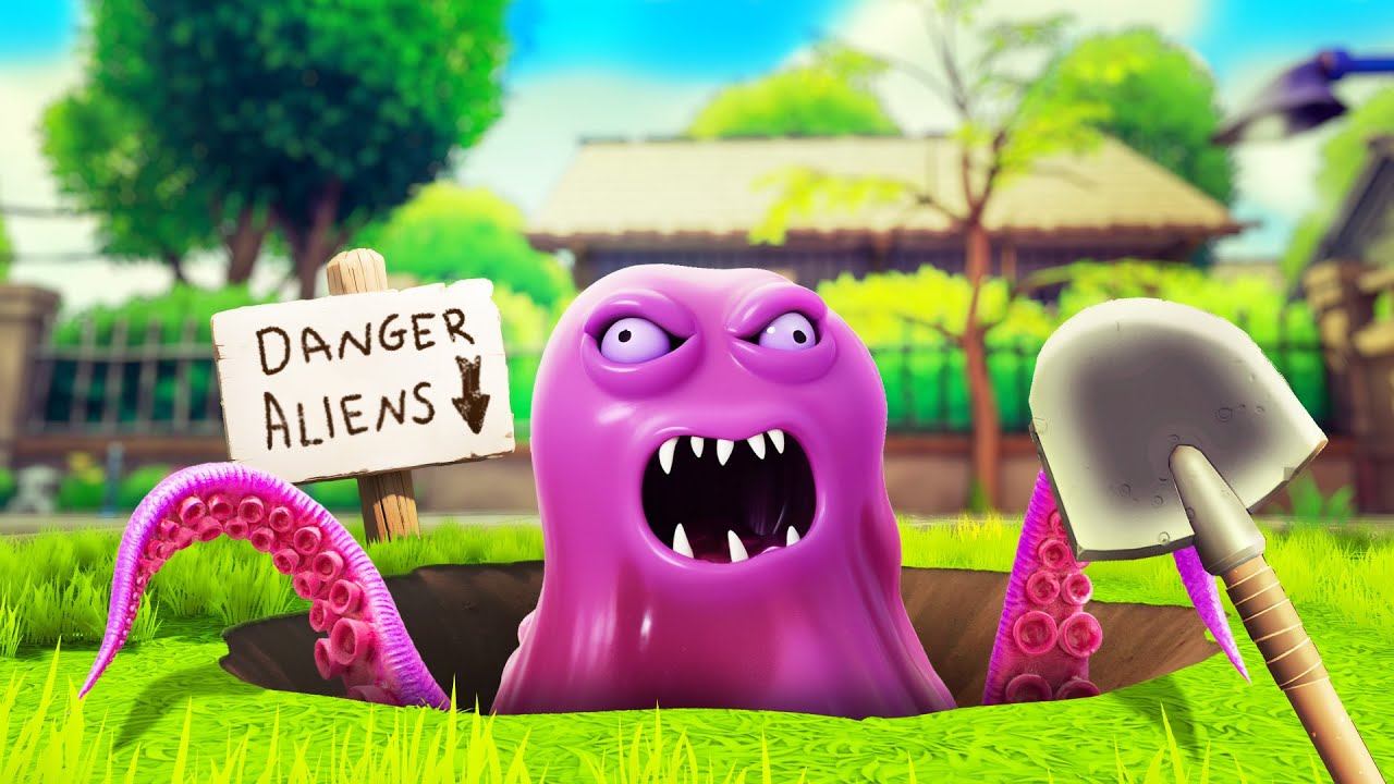 I Found Alien Creatures In The New Digging Game! - YouTube