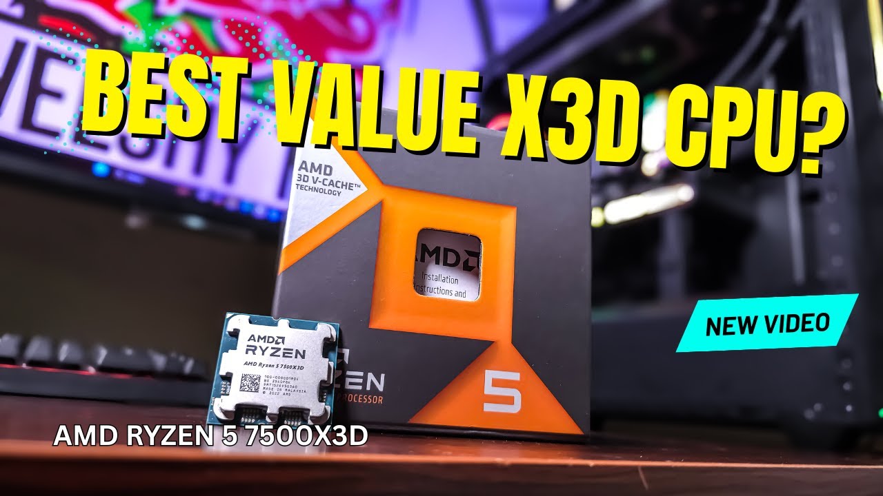 AMD Ryzen 5 7500x3d CPU Review - Best Budget X3D CPU? - YouTube