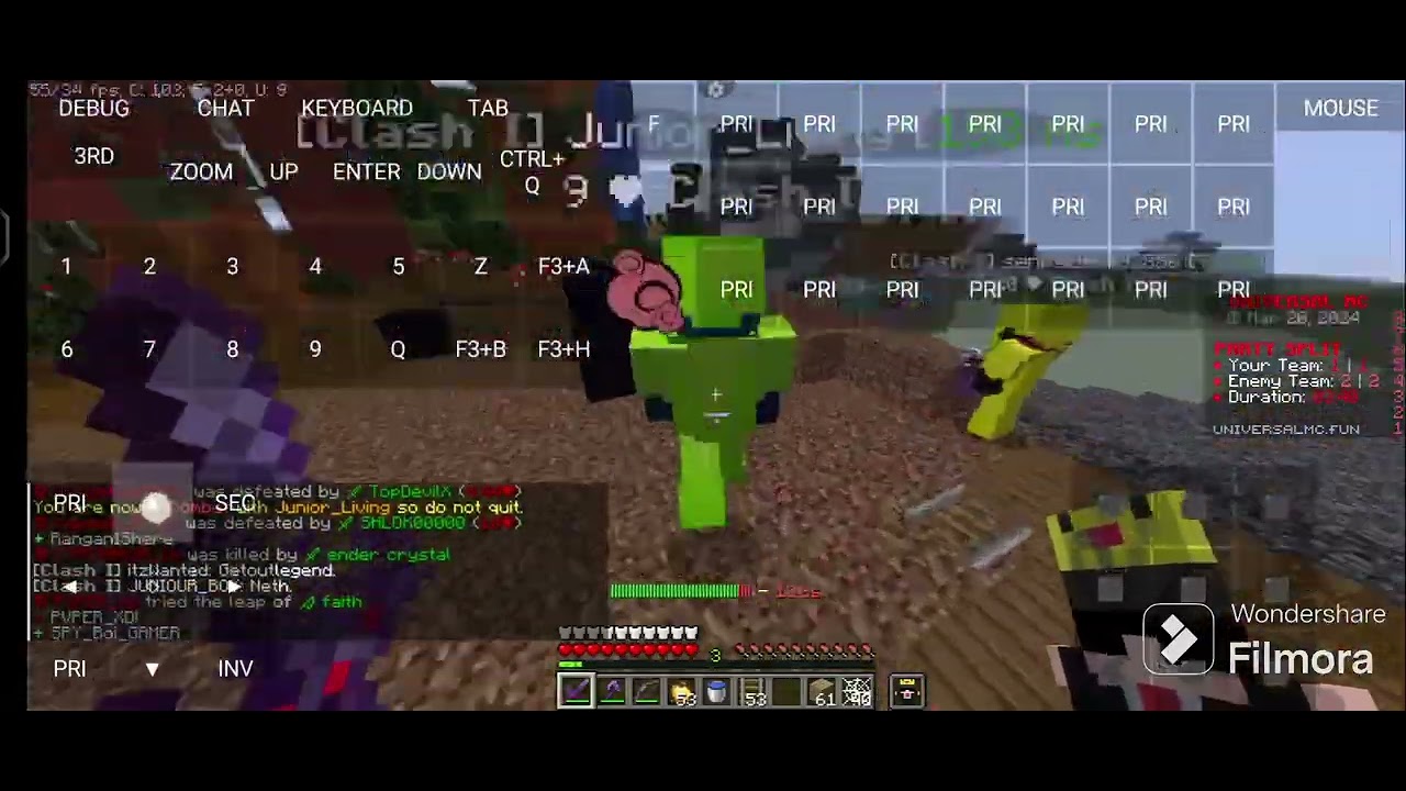 PvP with my brother's experience is so opppppppppp - YouTube