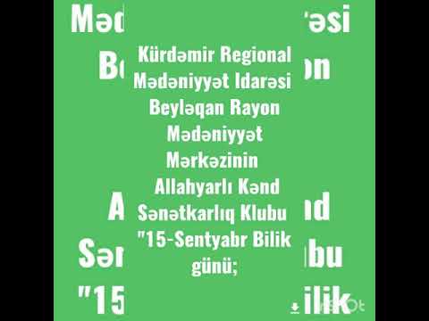 Azərbaycan Respublikasında '15-Sentyabr,Milli Bilik Günü