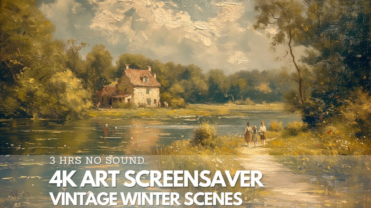 Vintage Art Slideshow for TV French County screensaver for your TV ...