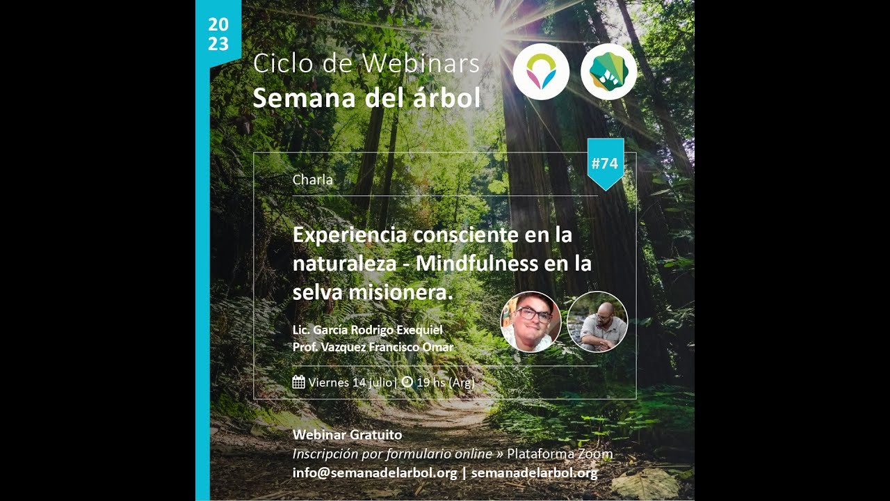 Te dejamos un webinar imperdible! Mindfulness en la selva misionera.
