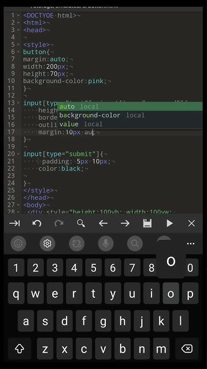 Creating A Login Page Using Mobile Mobile Coding Learncoding Youtube
