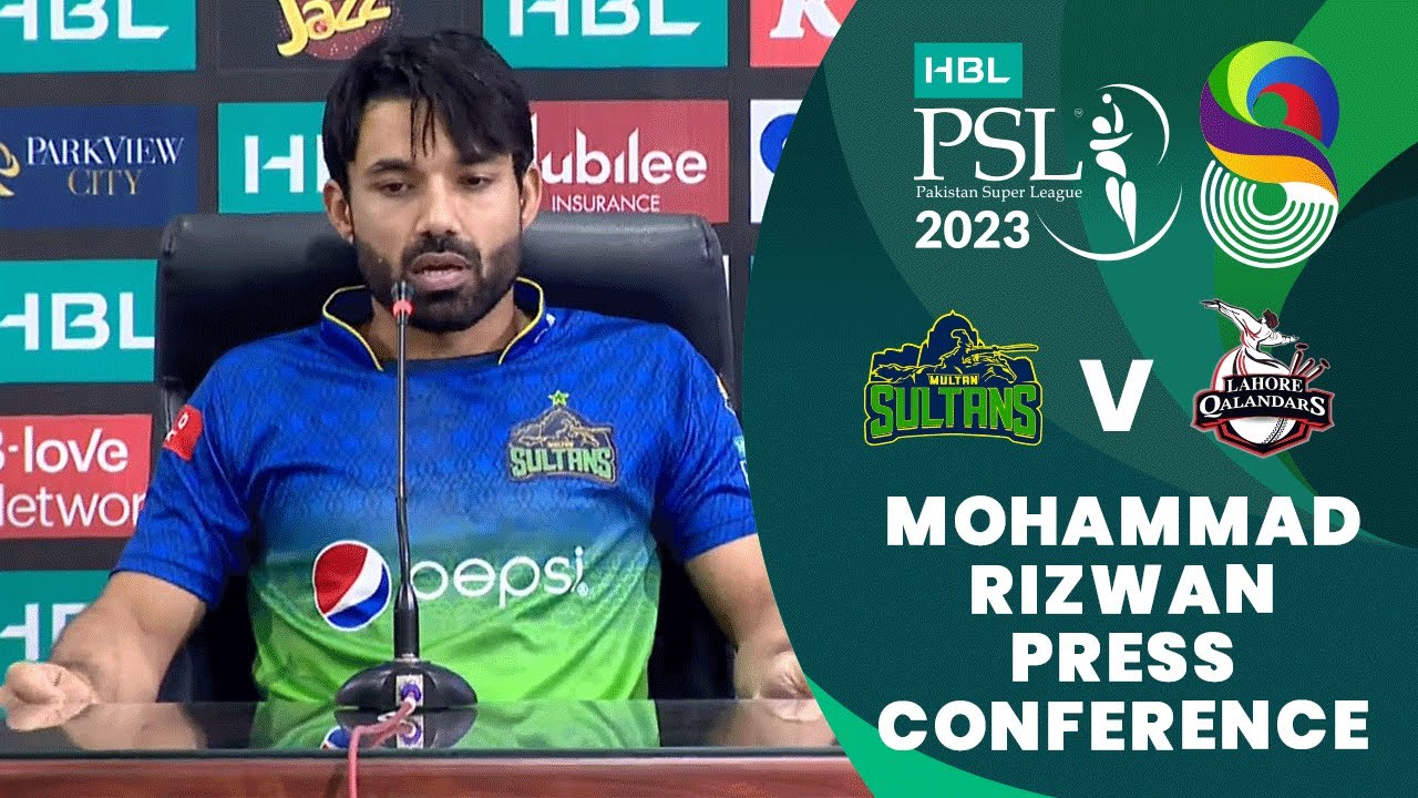 Mohammad Rizwan Press Conference | HBL PSL 8 - YouTube