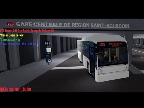 STS Route 200E- Saint-Bourgoin Université. *Unreleased Map* *Never Seen ...