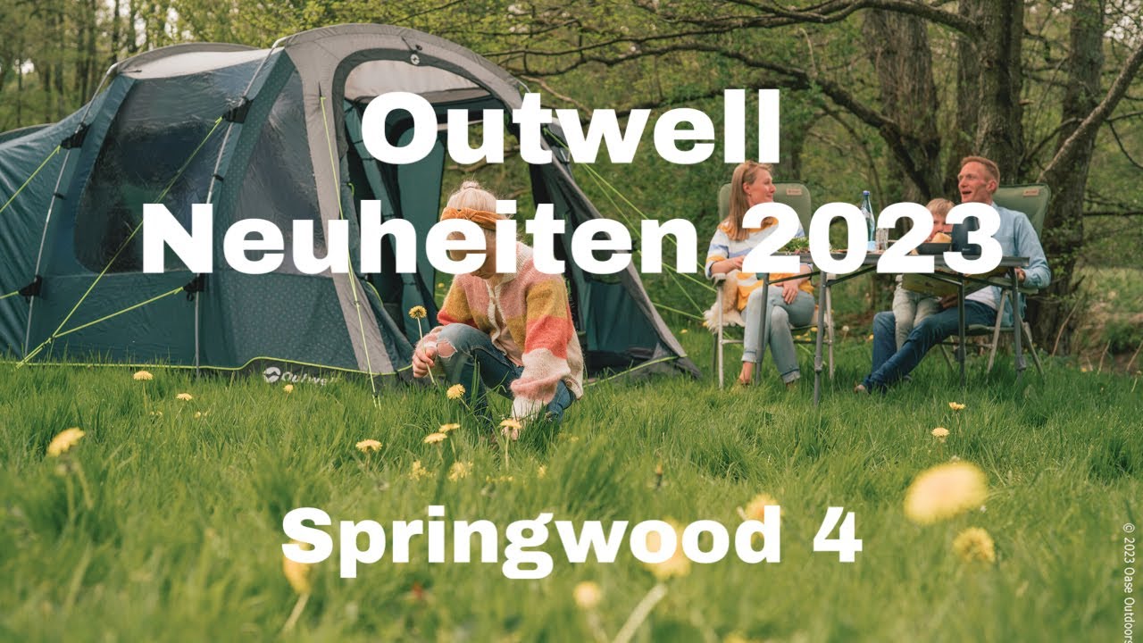 Outwell Springwood 4 | Outwell Neuheiten 2023 - YouTube