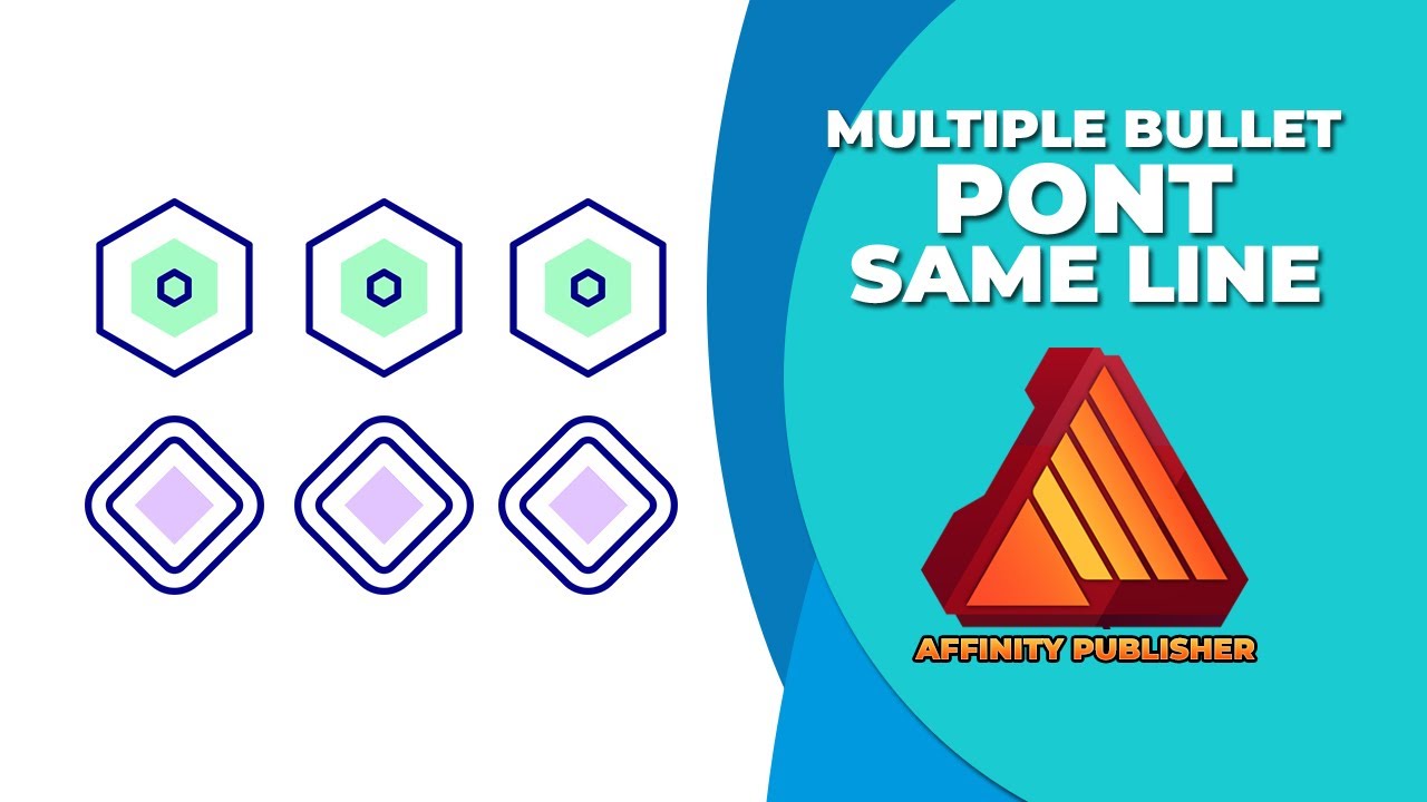 How to add multiple bullet points to same line in affinity publisher ...