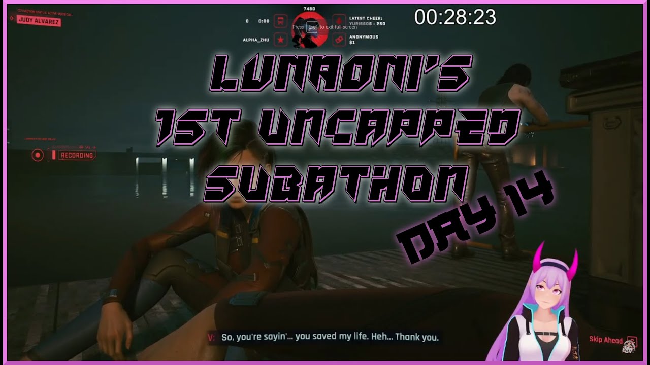 LunaOni's First UNCAPPED Subathon! - Day 14 (2/2) - YouTube