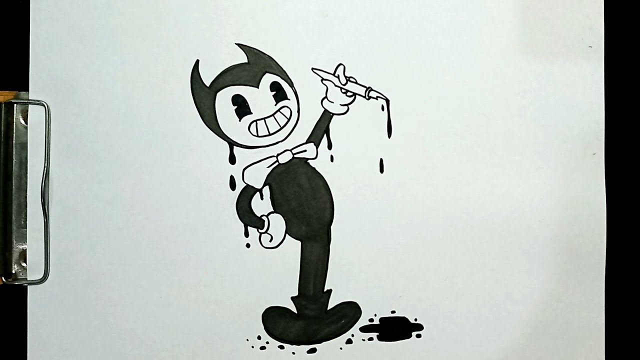 How to Draw BENDY AND THE INK MACHINE - YouTube