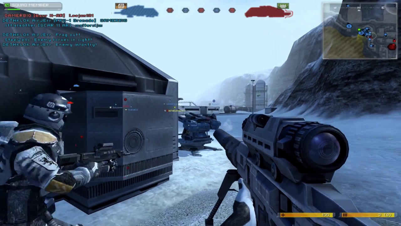 Battlefield 2142 Sniper Gameplay on Port Bavaria (Full Round) - YouTube