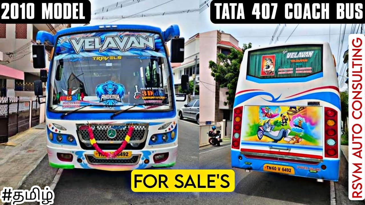 tata 407 coach van for sale's | 2010 Model⚔ | Rs sri🔥 velmurugan auto ...