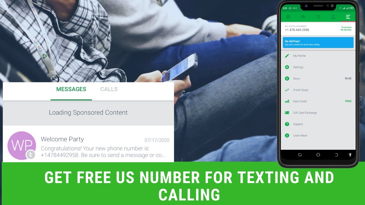 Get Free TextPlus US Number in 2022 - YouTube