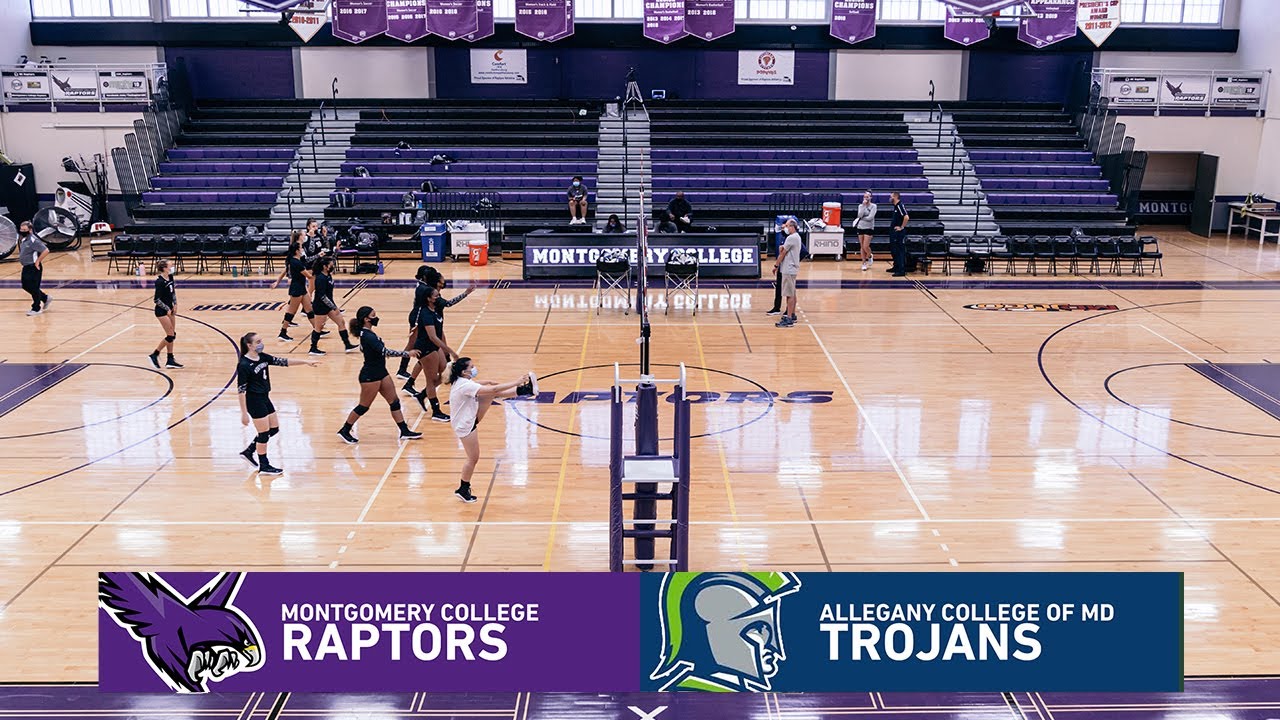 Women's Volleyball: MC Raptors vs Allegany College of MD Trojans - YouTube