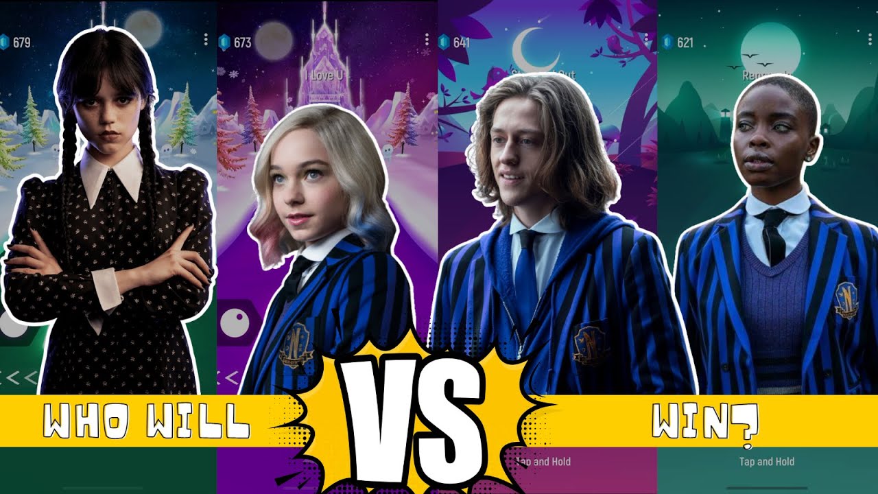 Wednesday Addams vs Enid Sinclair vs Xavier Thorpe vs Bianca Barclay ...