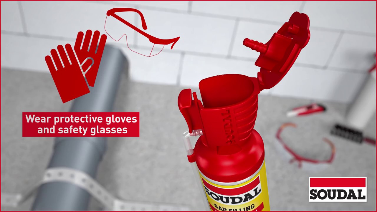 Gap filling with PU foam - Genius Gun System - YouTube