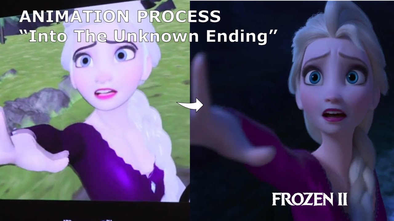 Into the unknown Ending Shot Animation Process | Into the Unknown ...