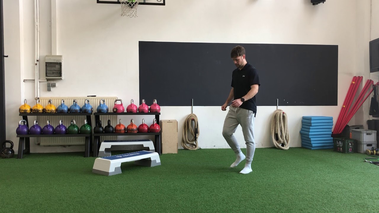 Aerobe Plyos Lateral Box Jumps, Ankle Hops, Low Range Split Squat Jump ...