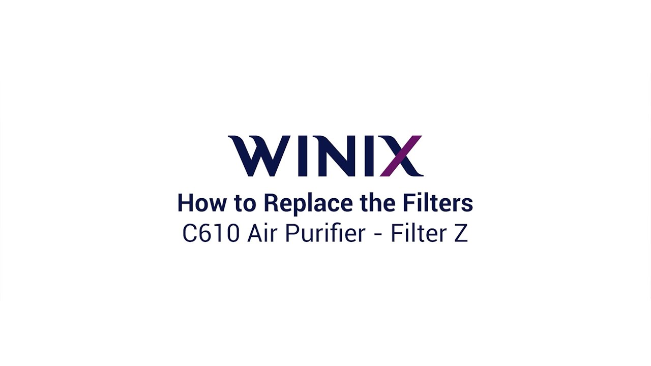 C610 Filter Replacement Video - YouTube
