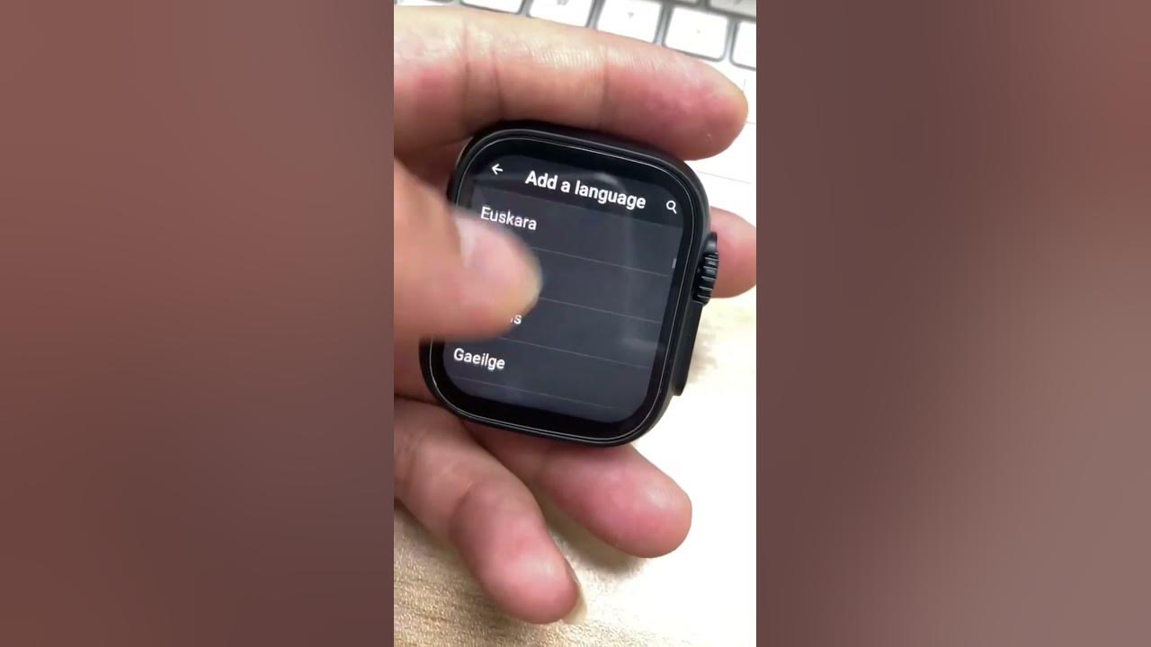 GS29 smart watch add language S8 ultra version Android watch SIM card ...