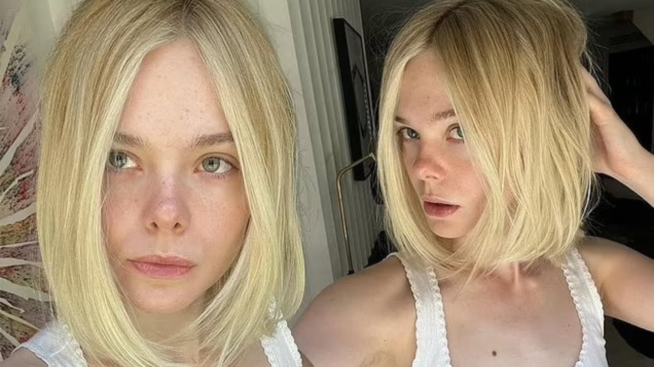 From Rapunzel to Bob: Elle Fanning's Striking Hair Change - YouTube