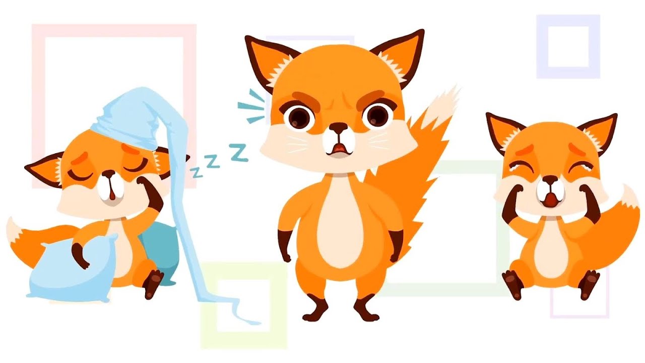The Lazy Fox Cartoon Story and Animal Video for Babies - YouTube
