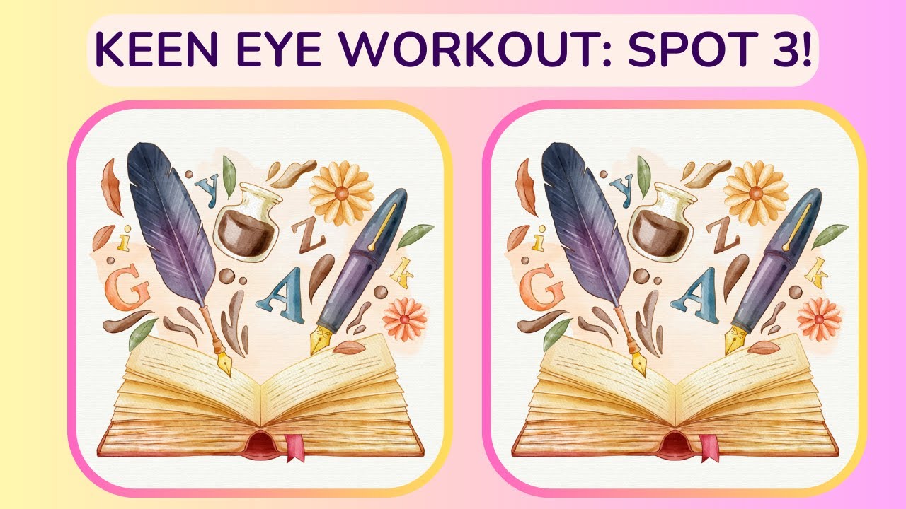 Spot the Differences: Brain Teasers | Only 3 Differences To Find in 45 ...