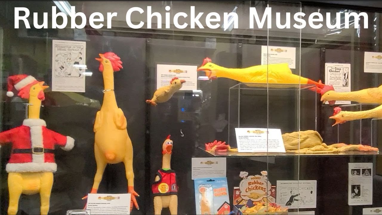 rubber chicken museum. - YouTube