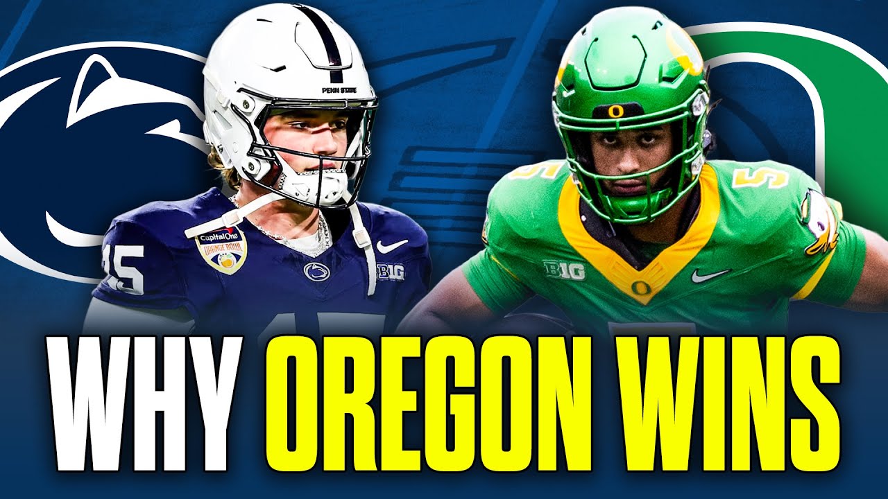 Oregon vs Penn State Preview - Why the Ducks WILL WIN - YouTube