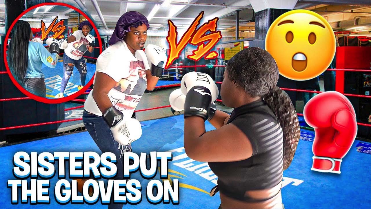 1 V 1 BOXING MATCH (SISTER VS SISTER) - YouTube