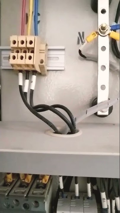 Electrical Panel Installation|3 phase electrical panel termination|3 ...