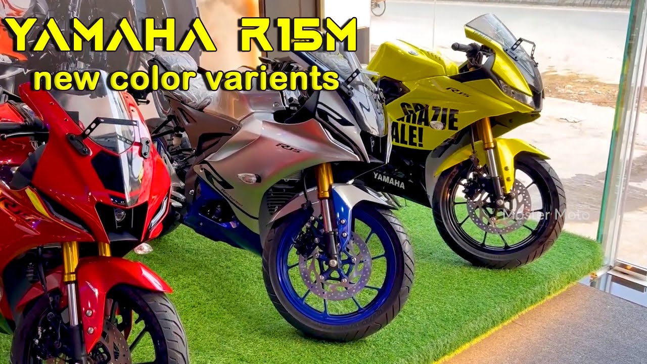 Yamaha R15 M New color variants | Master Moto Diaries - YouTube