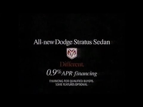 (USA) 2002 Dodge Stratus Commercial - YouTube